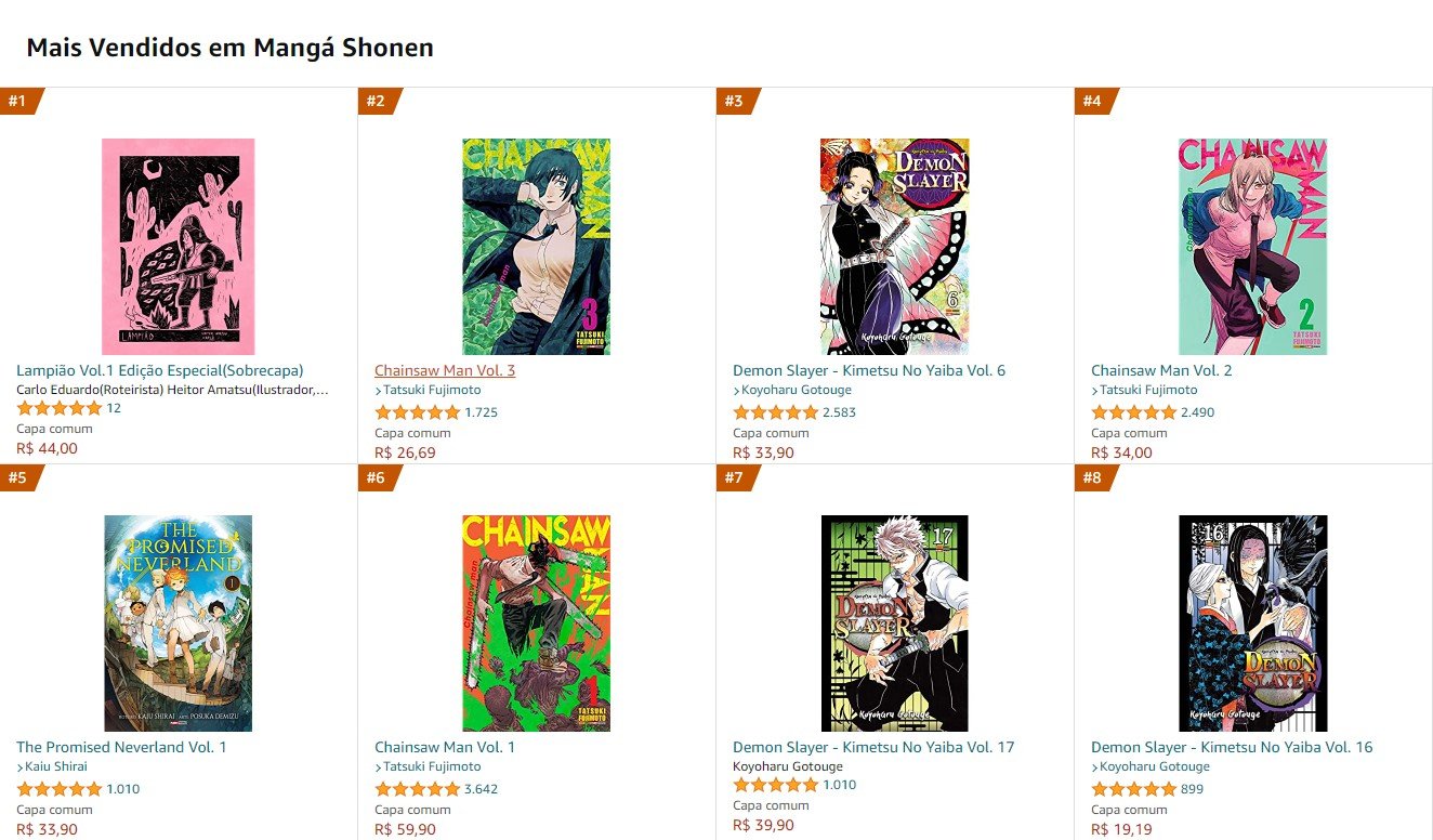 Mangá brasileiro 'Lampião' é o mais vendido na Amazon Brasil