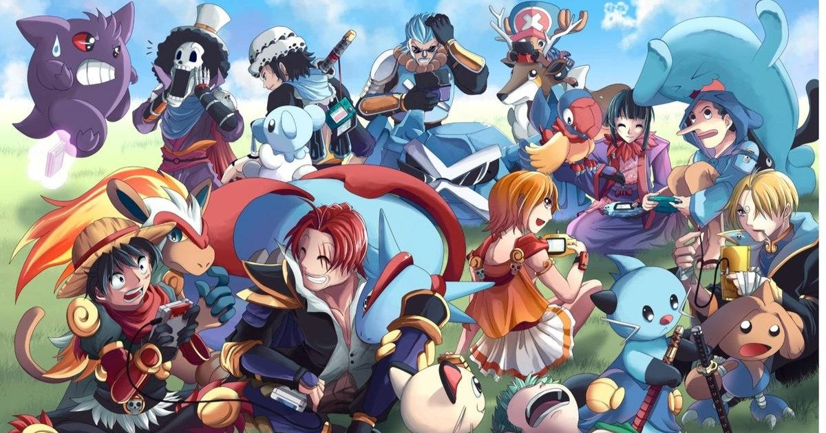 One Piece e Pokémon juntos? Confira essa INCRÍVEL arte